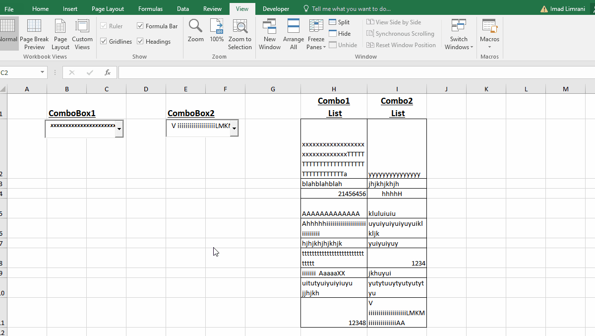 Adjust the Width of ComboBox Dropdown According to the Widest Entry | MrExcel Message Board
